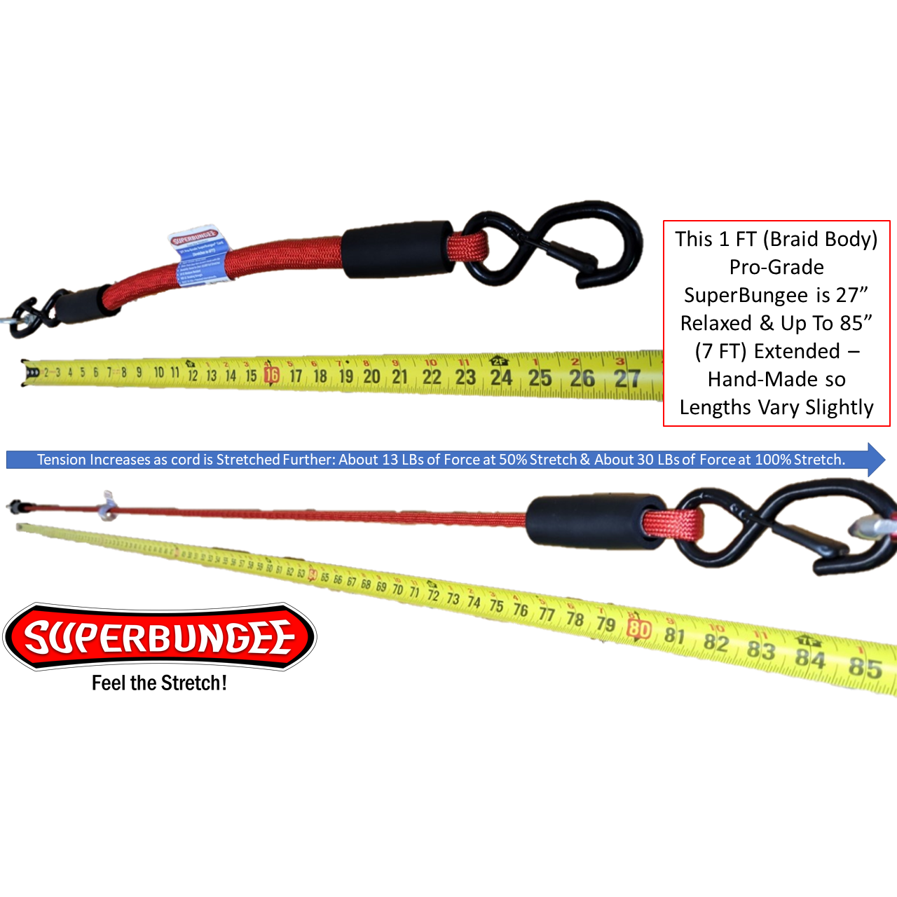 Industrial Strength Bungee Cord | Shop Professional, Extra Heavy Duty ...
